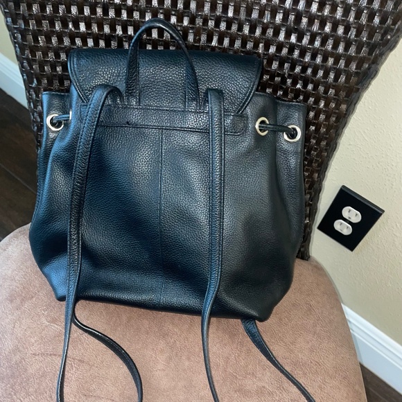kate spade | Bags | Kate Spade New Black Leather Bucket And Drawstring ...